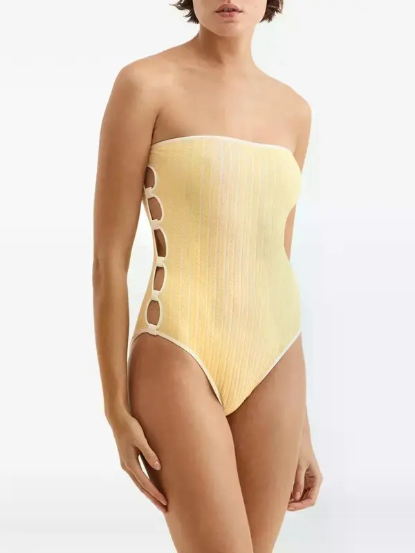 ERES Golden Bustier Cut-out Swimsuit
