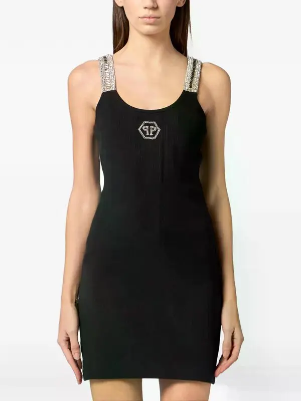 Philipp Plein Embellished Tank Dress