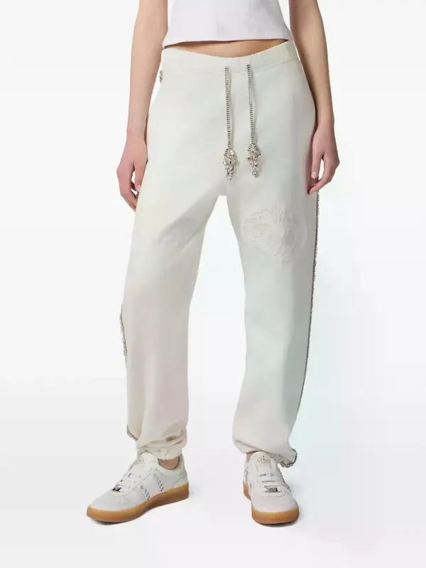 Philipp Plein Crystal-embellished Track Pants