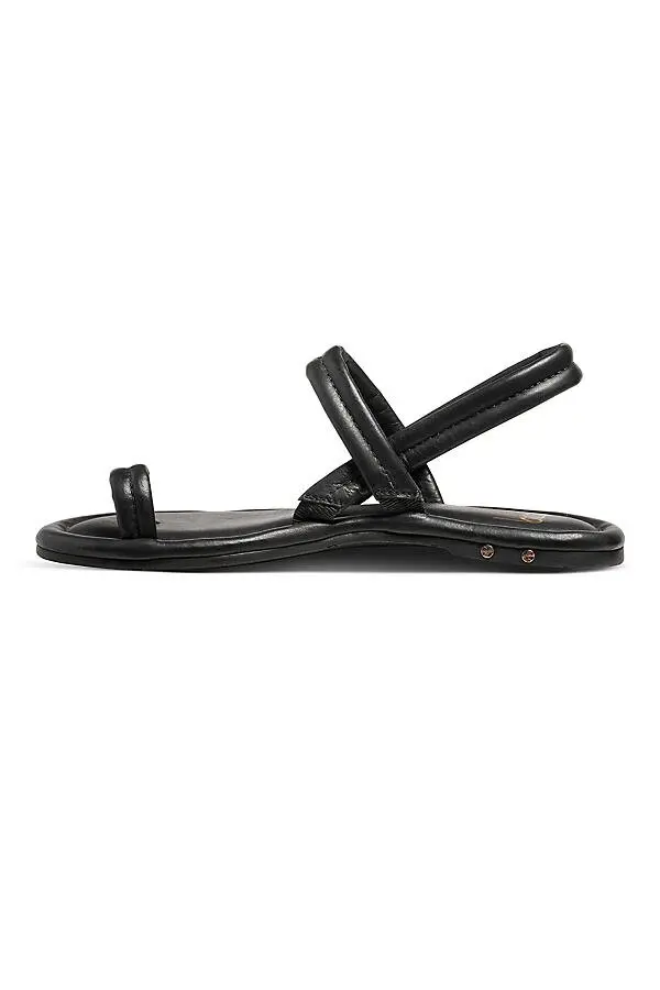 Beek Pavo Toe-loop Slides - Black