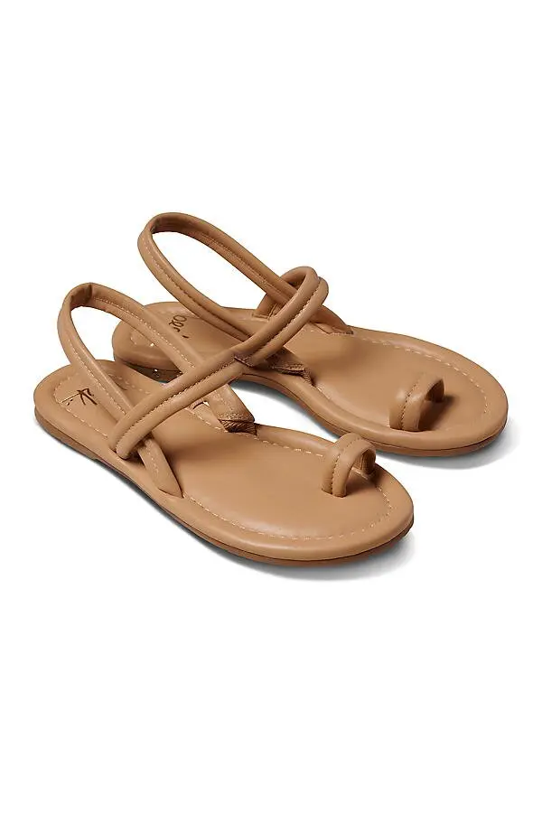 Beek Pavo Toe-loop Slides - Neutral