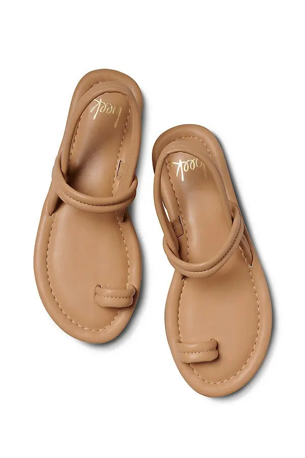 Beek Pavo Toe-loop Slides - Neutral