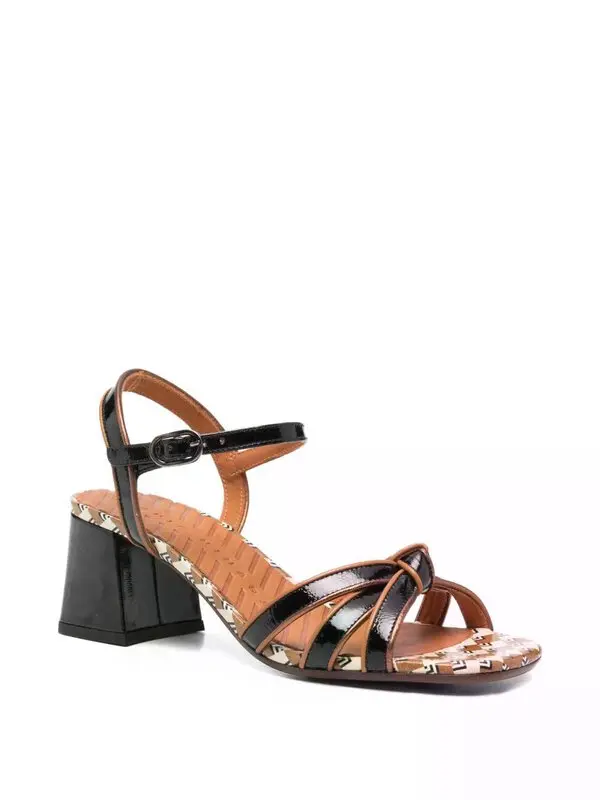 Chie Mihara Leilah Patent Knotted Sandals