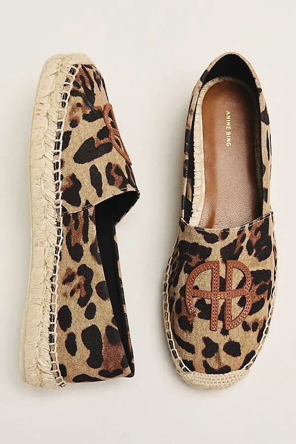 ANINE BING Paloma Espadrilles - Leopard