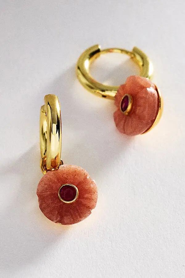 JENNIFER BEHR Lillian Earrgs - Pink-opal
