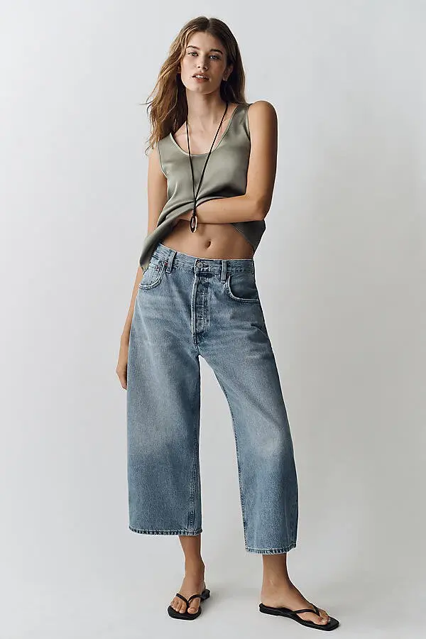 Citizens Of Humanity Vtage High-rise Culotte Jeans - Sunlit