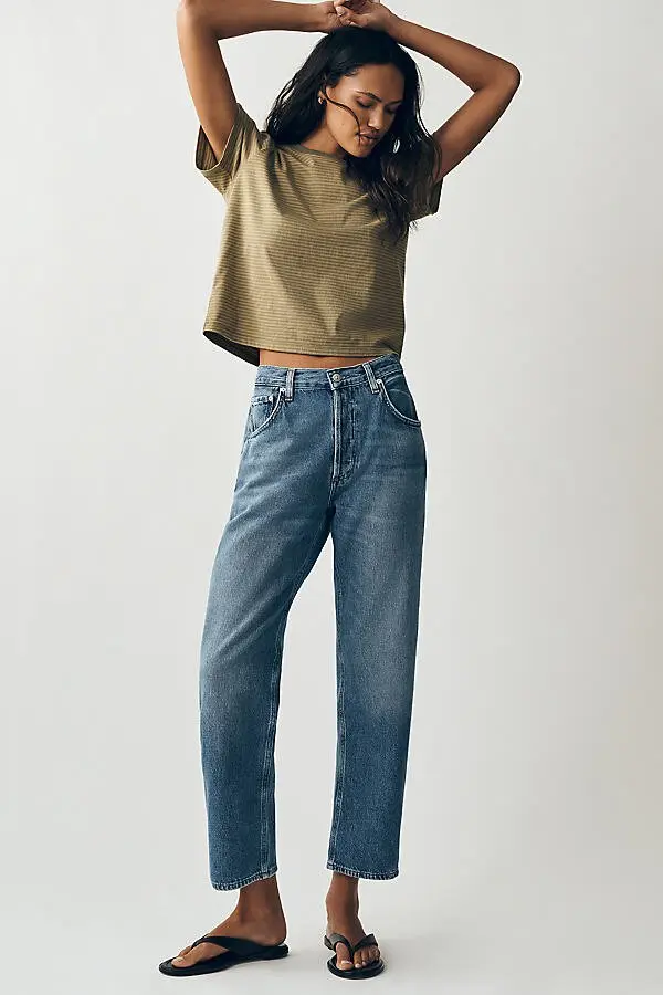 Citizens Of Humanity Winslow High-rise Relaxed Jeans In Medium Wash - Solstice