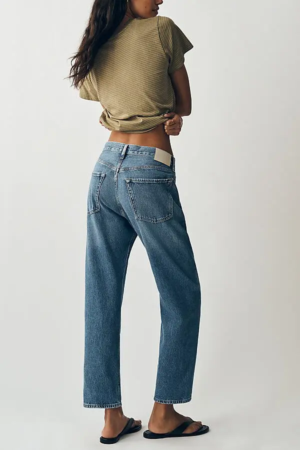 Citizens Of Humanity Winslow High-rise Relaxed Jeans In Medium Wash - Solstice