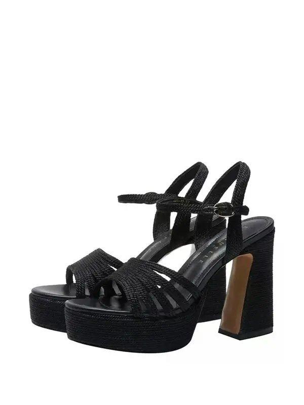 EMANUELLE VEE Emmanuelle Vee Multi-strap Platform Sandals