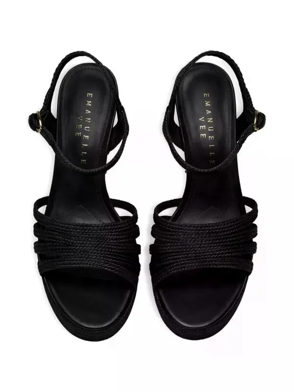 EMANUELLE VEE Emmanuelle Vee Multi-strap Platform Sandals