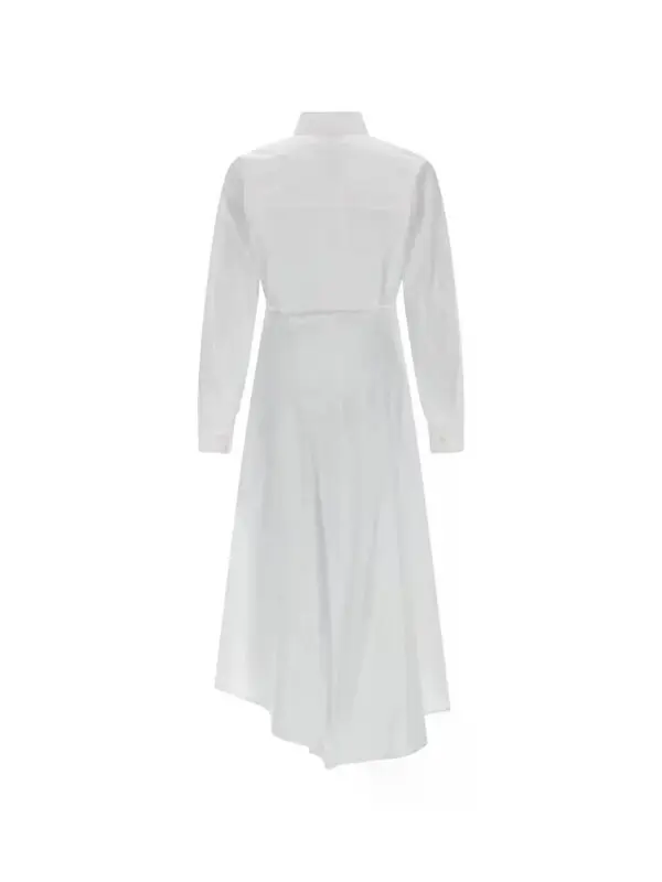 MSGM Asymmetric Hem Wrap-style Dress