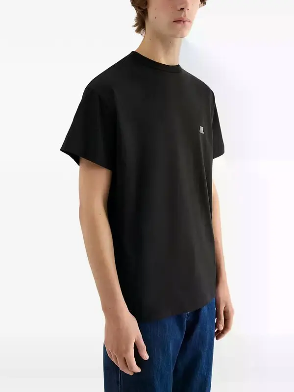 JIL SANDER Relaxed-fit Cotton Crew-neck T-shirt With Embroidered Jil Logo - Black