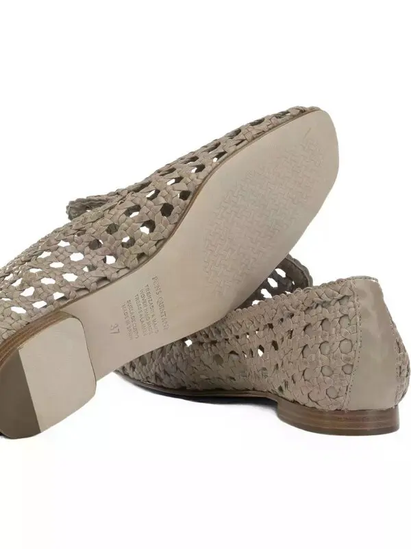 TONI PONS Woven Leather Loafers