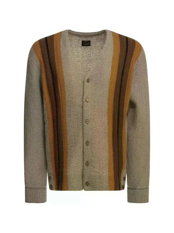 Needles Striped Mohair-blend Sweater