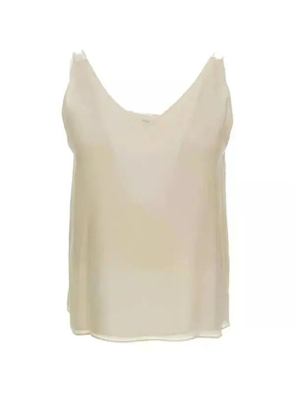 HUI MILANO Silk Spaghetti Strap Top