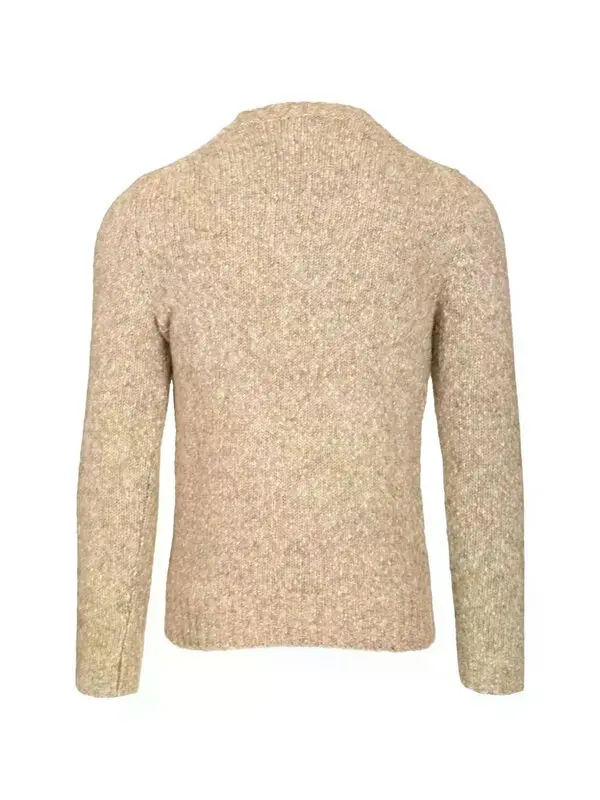 AL DUCA D’AOSTA 1902 Cream Chunky-knit Crew Neck Sweater