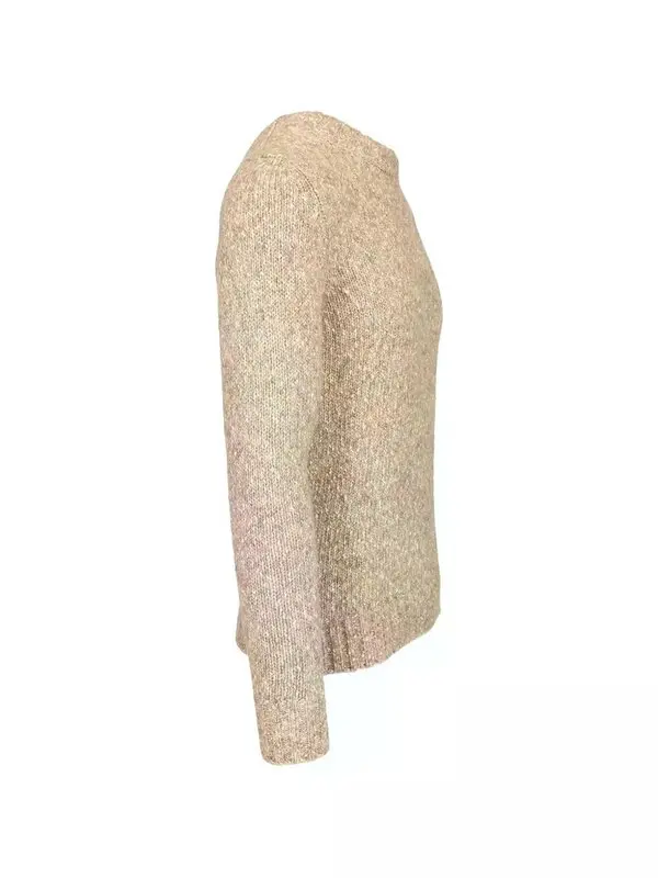 AL DUCA D’AOSTA 1902 Cream Chunky-knit Crew Neck Sweater