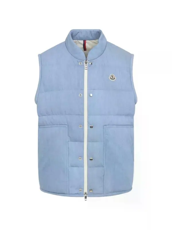 Moncler Quilted Gilet - Blue