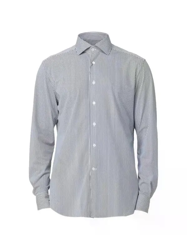 Corneliani Vertical-stripe Long-sleeve Shirt