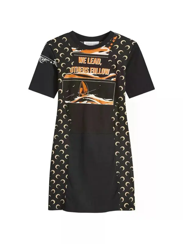 MARINE SERRE Moon Print Dress