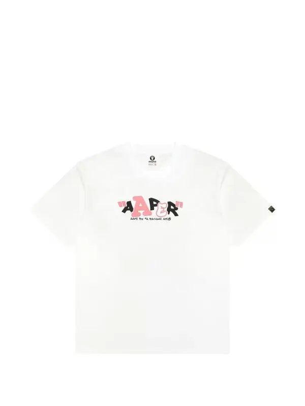 AAPE BY *A BATHING APE Aaper Graphic-print T-shirt - White