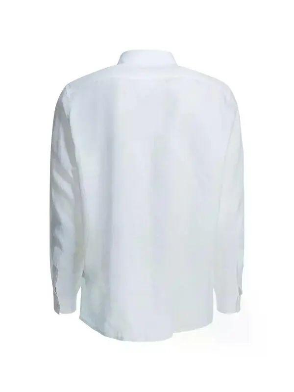 Zegna Mandarin-collar Chest-pocket Shirt