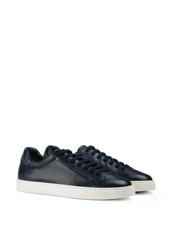 DOUCAL'S Leather Lace-up Sneakers