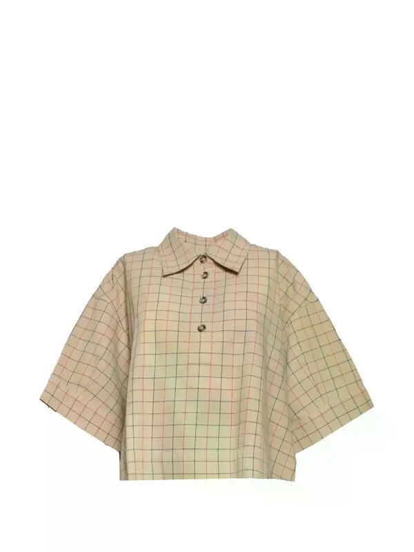 Barbour Hollington Check-pattern Short-sleeve Shirt - Neutrals