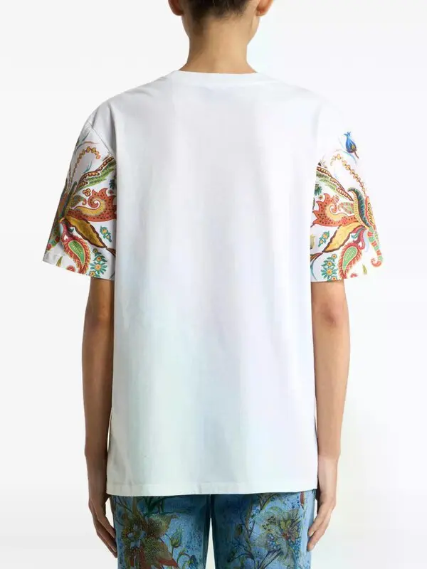 Etro Paisley-print Cotton T-shirt