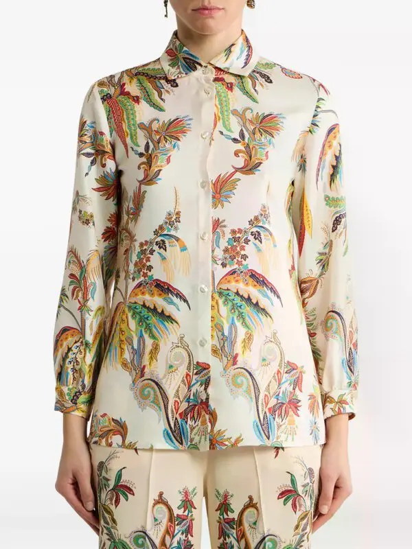 Etro Paisley Silk Shirt