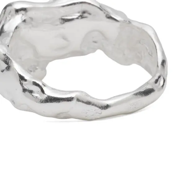 SIMUERO Ola Ring With Citrine In Sterling Silver - Orange