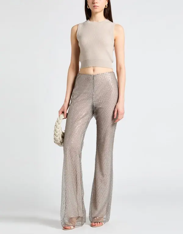 SEMICOUTURE Tulle Sequined Flare Pants