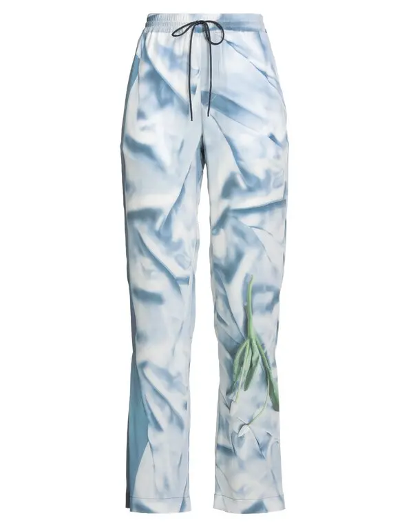 Victoria Beckham Silk Pants - Light Blue