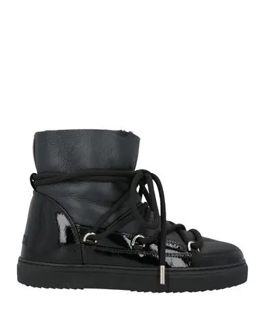 Inuikii Padded Leather Ankle Boots - Black
