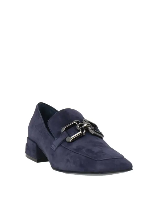 JEANNOT Suede Loafers With Embellishment