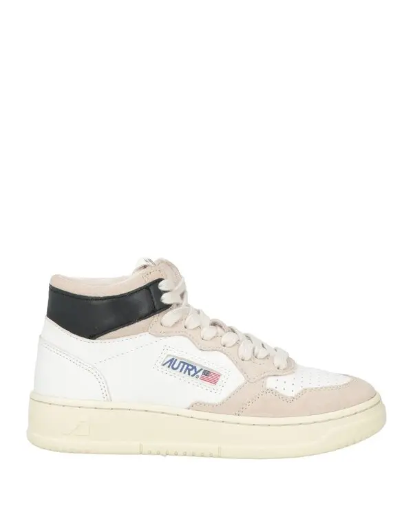 AUTRY High-top Sneakers In Goat Skin - Ivory
