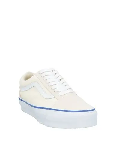 VANS Low-top Sneakers In Leather And Textile Fibers - Ivory