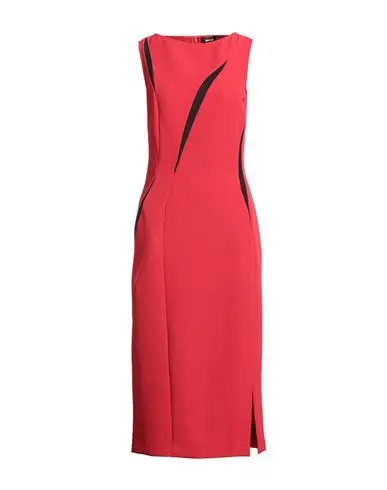 Just Cavalli Midi Dress Size Polyester, Elastane, Polyamide - Red