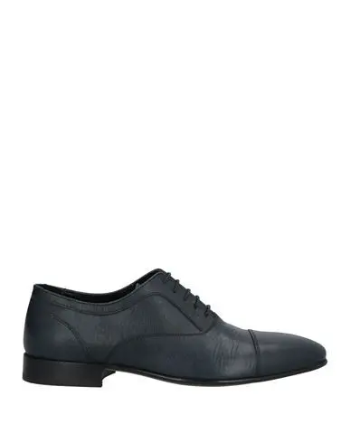 BALDININI Lace-up Leather Derby Shoes - Navy