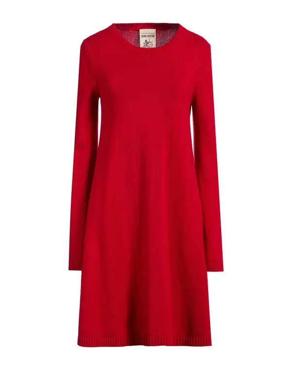 SEMICOUTURE Mini Dress Virgin Wool And Cashmere