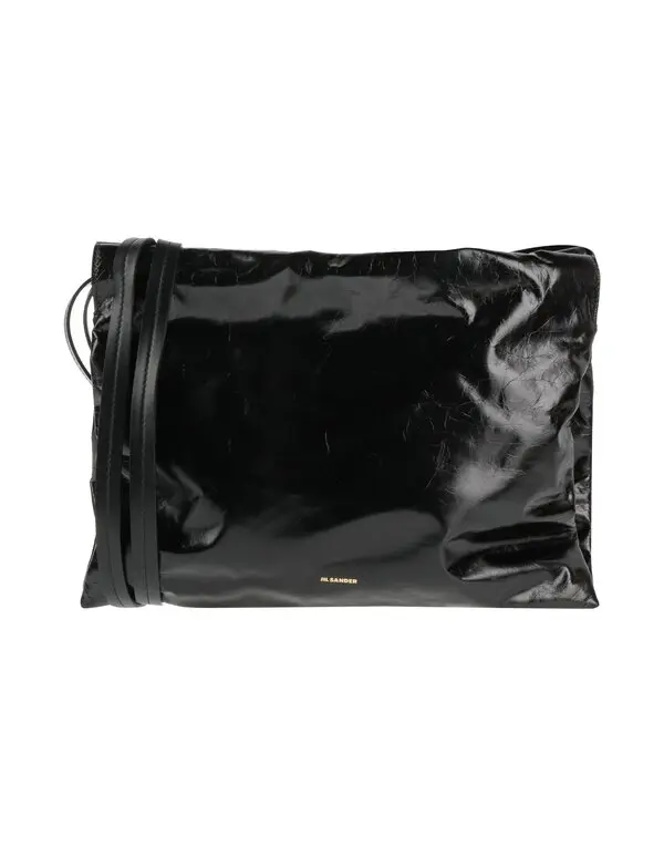 JIL SANDER Leather Crossbody Bag - Black