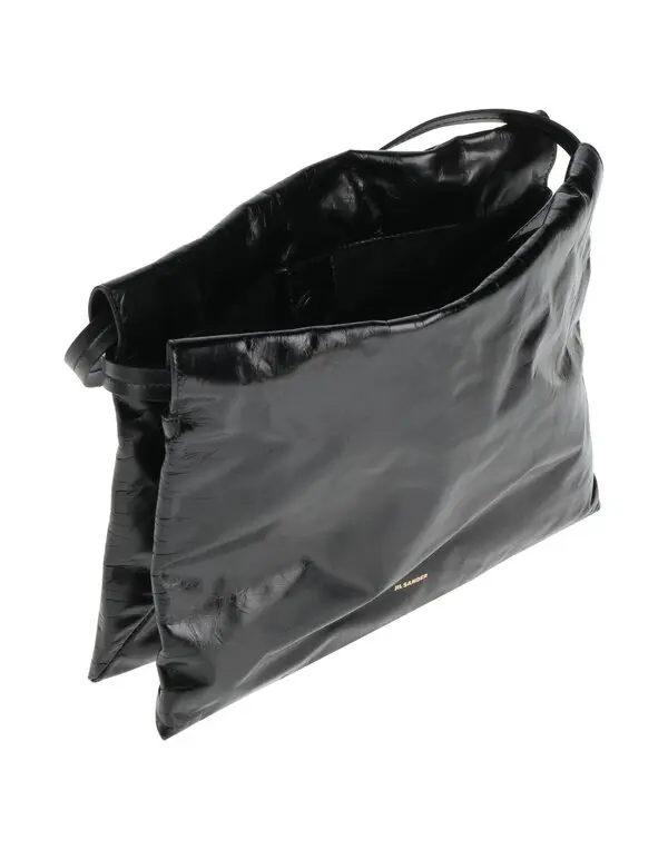 JIL SANDER Leather Crossbody Bag - Black