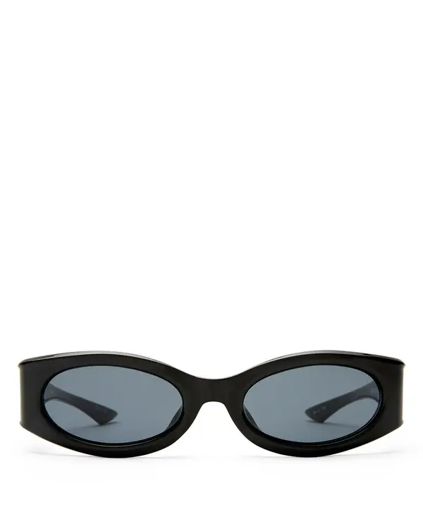 Le Specs Glaciem Wrap Sunglasses, 55mm - Black