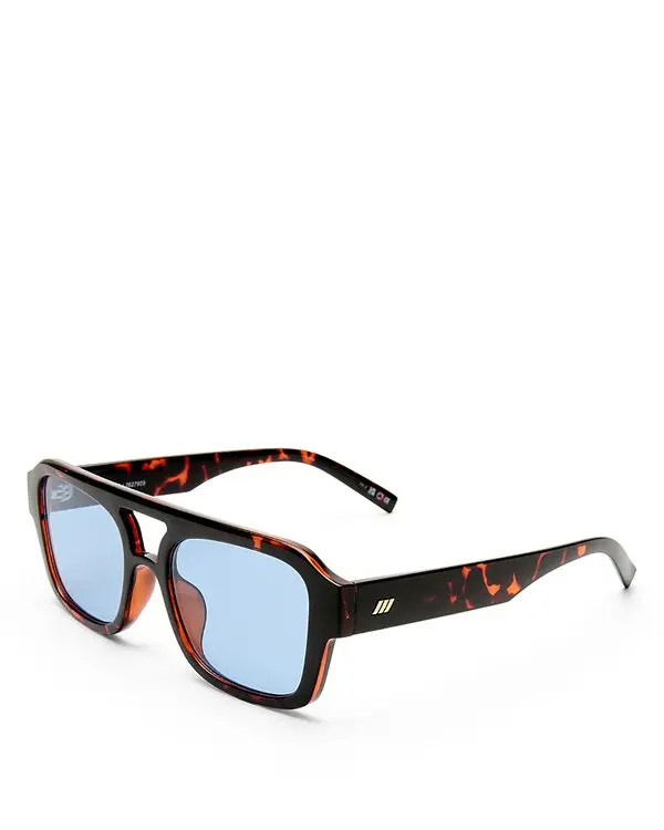 Le Specs Subzero Aviator Sunglasses, 54mm - Tort