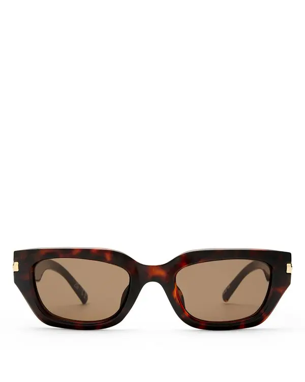 Le Specs Cubito D Frame Sunglasses - Tort