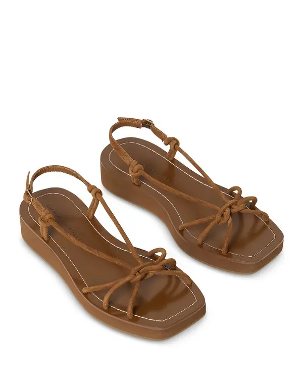 LOEFFLER RANDALL Slingback Sandals With Knot Detailing