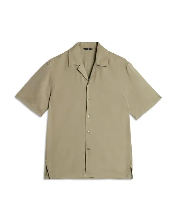 7 For All Mankind Short Sleeve Camp Shirt