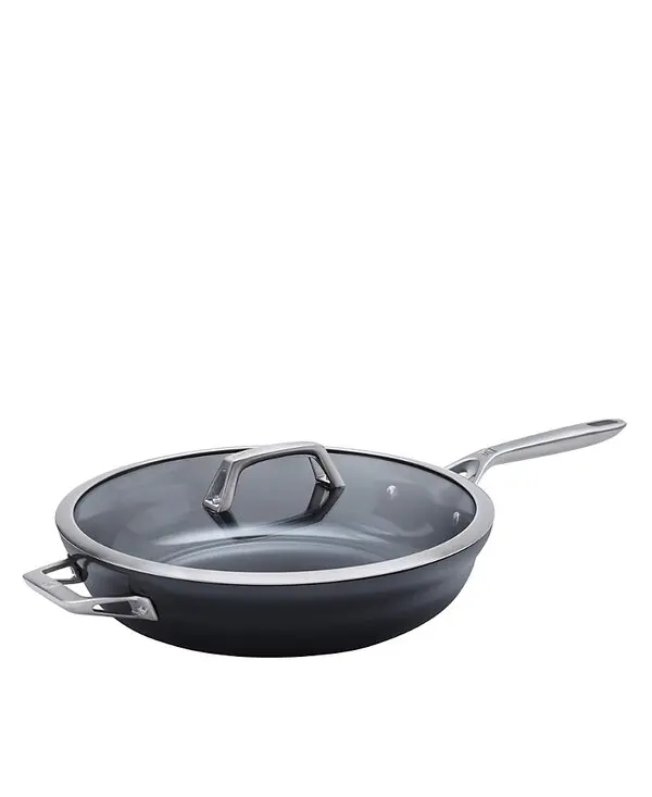 ZWILLING Motion Ceramic Aluminum Hard Anodized Deep Fryer, 5 Qt - Black