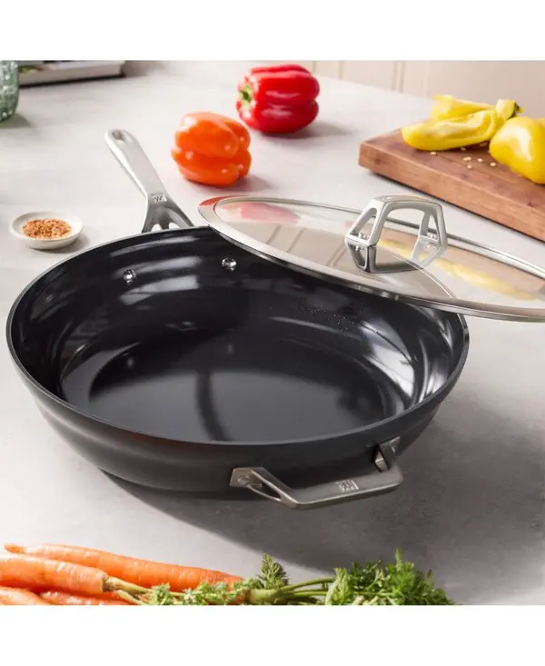 ZWILLING Motion Ceramic Aluminum Hard Anodized Deep Fryer, 5 Qt