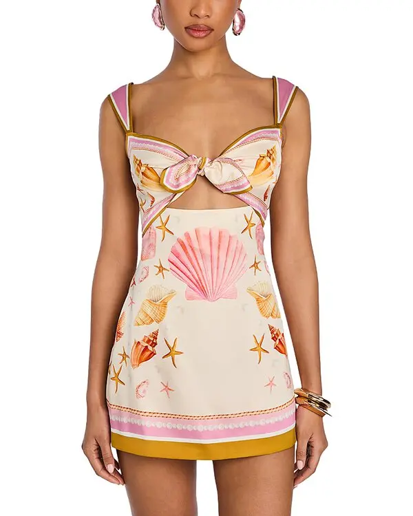 Retrofete Margarie Mini Dress - Ochre Shell